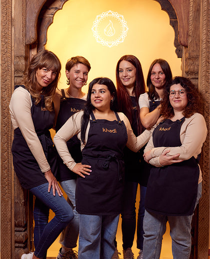 Anwendung zum Haarefärben | khadi